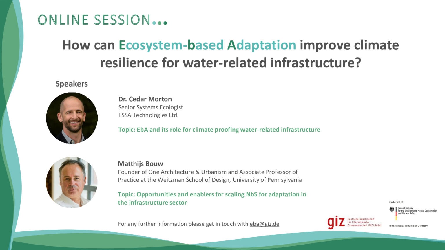 How can Ecosystem-based Adaptation improve climate resilience for water ...