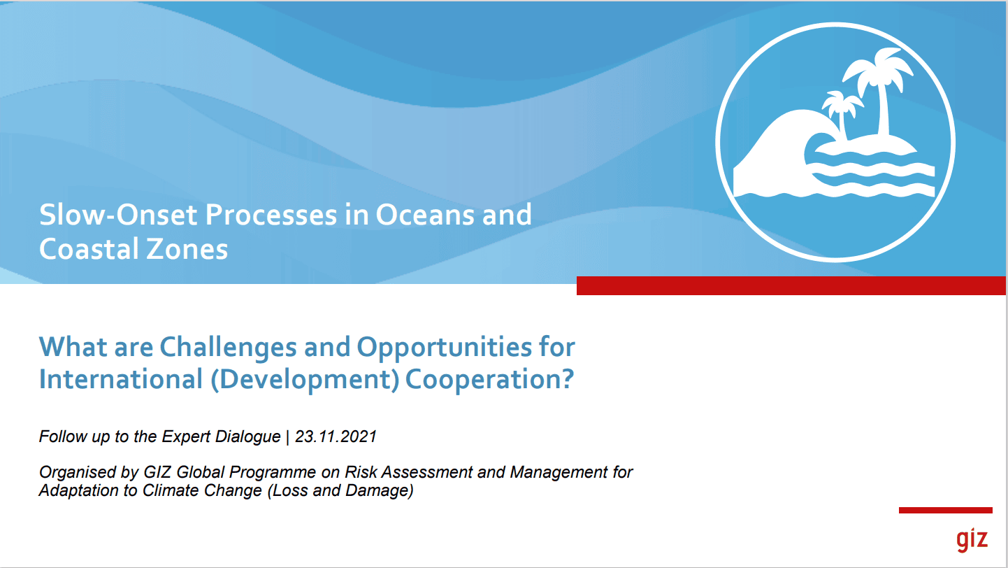 Background - Expert Dialogue on Climate change induced Slow-Onset ...