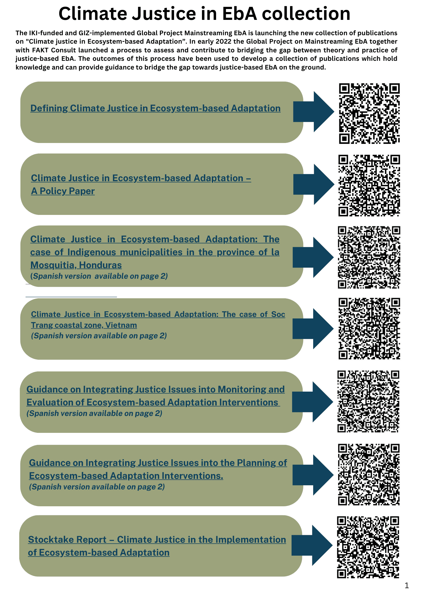 Climate Justice in EbA: the new publications collection - Adaptation ...