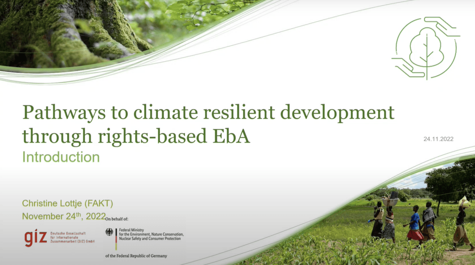 Webinar: Pathways to Climate Resilient Development Through Rights-Based EbA - Adaptation Community